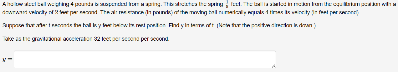 Solved A hollow steel ball weighing 4 pounds is suspended | Chegg.com