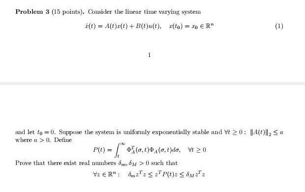 Problem 3 15 Points Consider The Linear Time