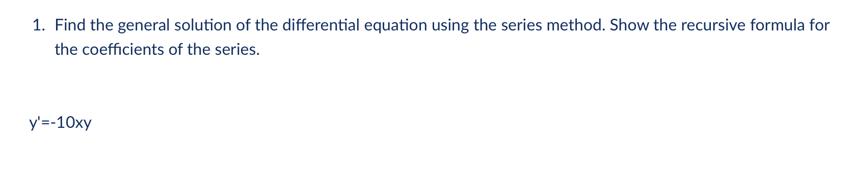 Find the general solution of the differential | Chegg.com