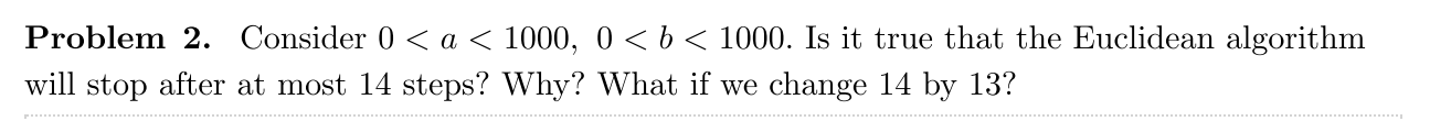 Solved Extended Euclidean algorithm + prime factorization | Chegg.com