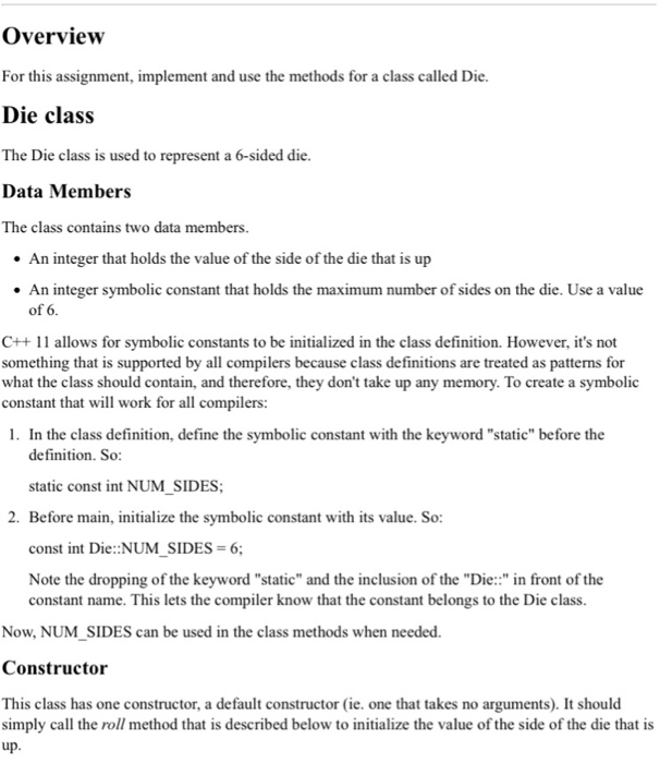 Solved Overview For this | Chegg.com