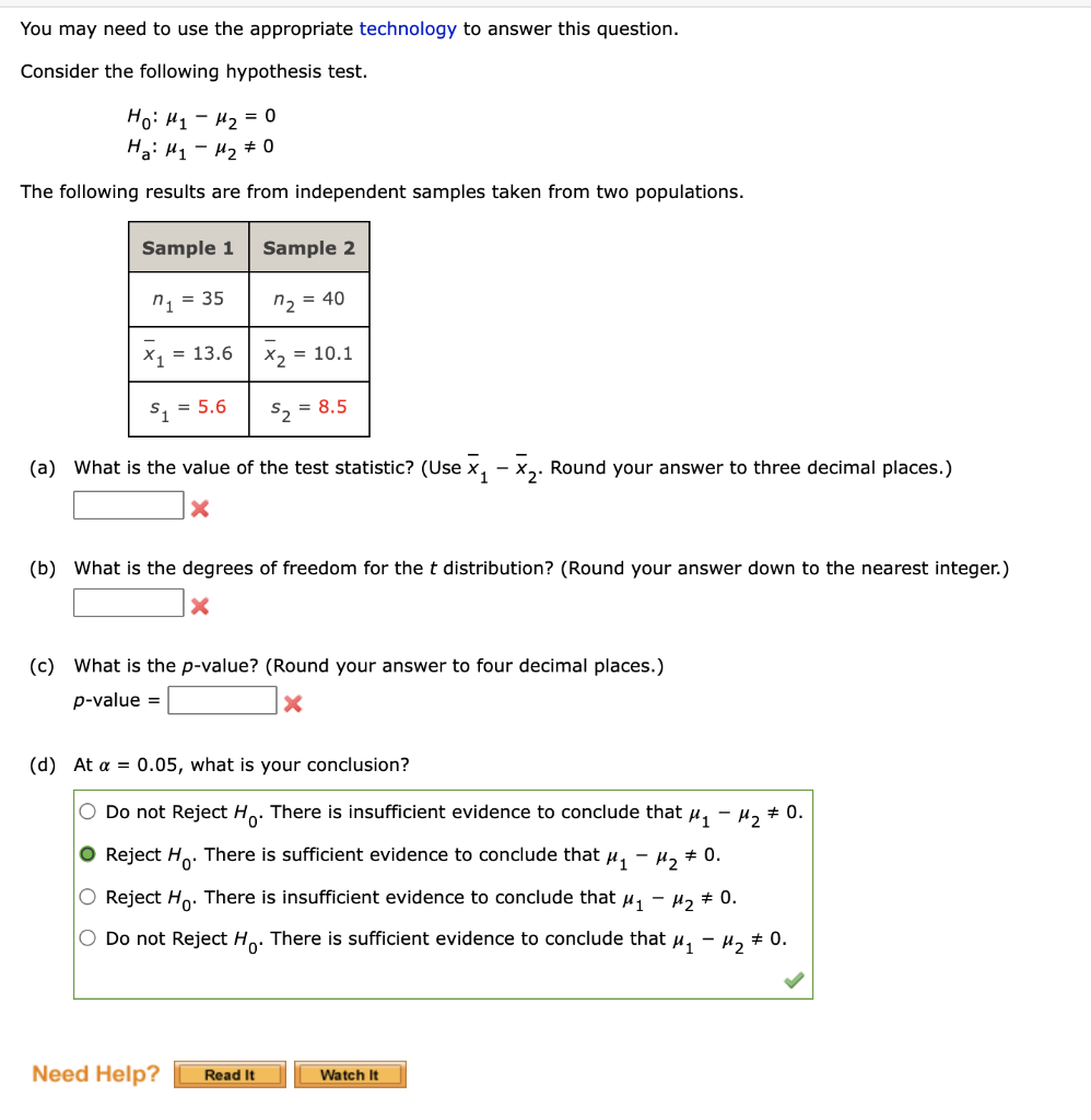 Solved You may need to use the appropriate technology to | Chegg.com