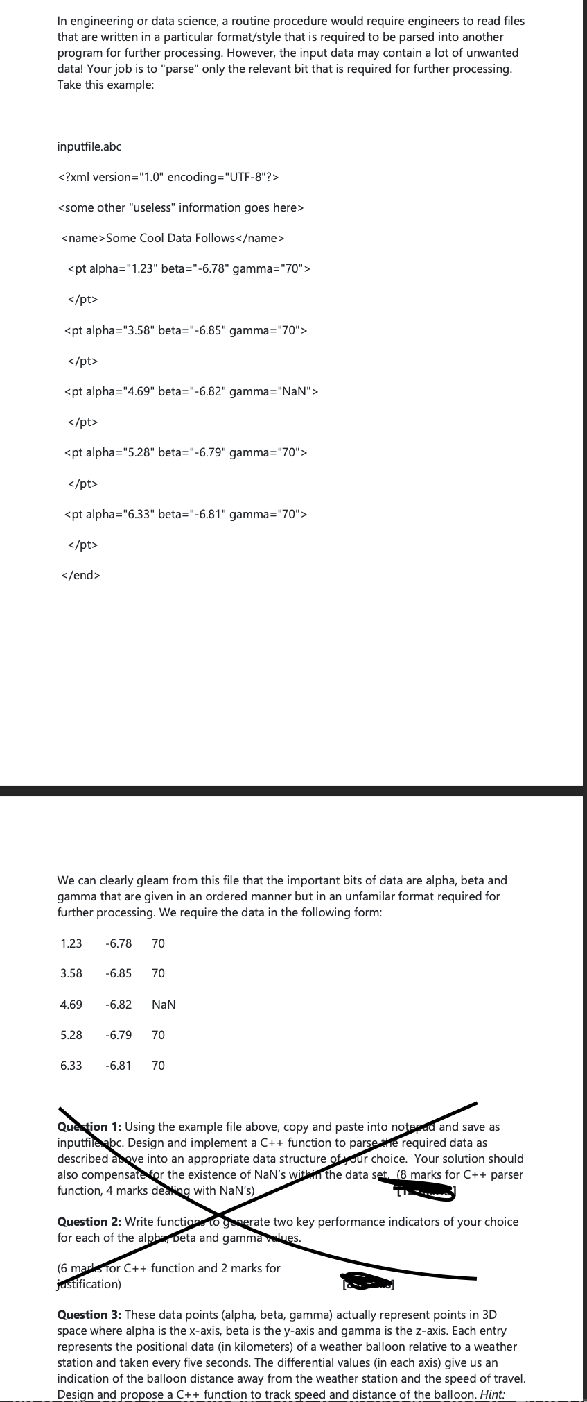 Solved In engineering or data science, a routine procedure | Chegg.com