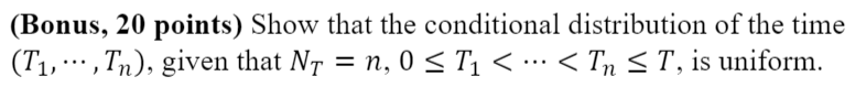 Solved (Bonus, 20 points) Show that the conditional | Chegg.com
