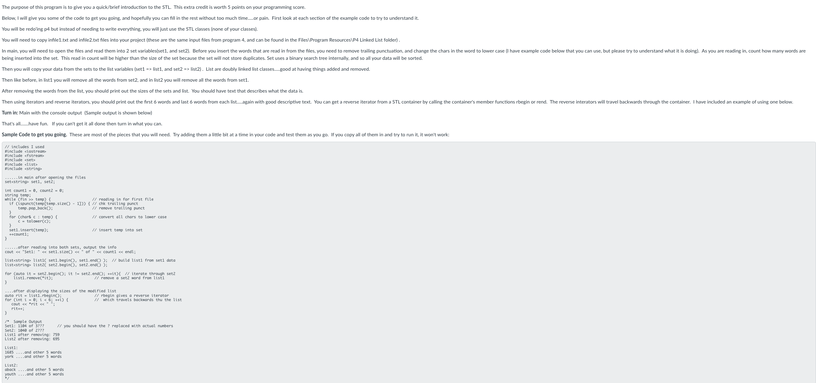 Solved The purpose of this program is to give you a | Chegg.com