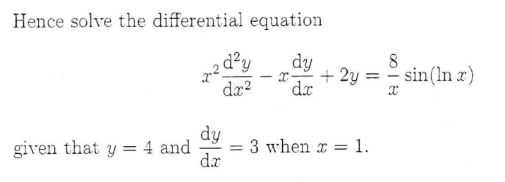 Solved Hence solve the differential | Chegg.com