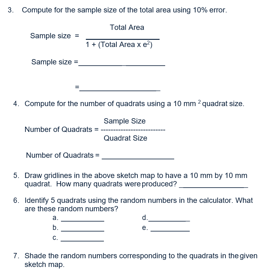 Solved 1. Map of DLSU-D Botanical Garden. PLSU-D Botanical | Chegg.com