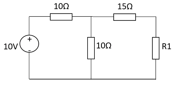 Solved If the value of resistor R1 is 9Ω, apply the | Chegg.com