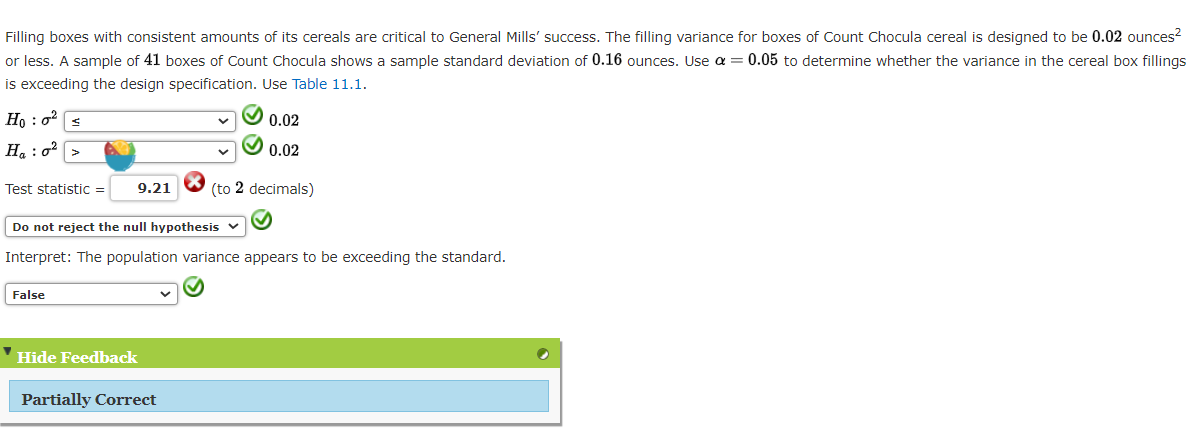 Solved Filling boxes with consistent amounts of its cereals | Chegg.com