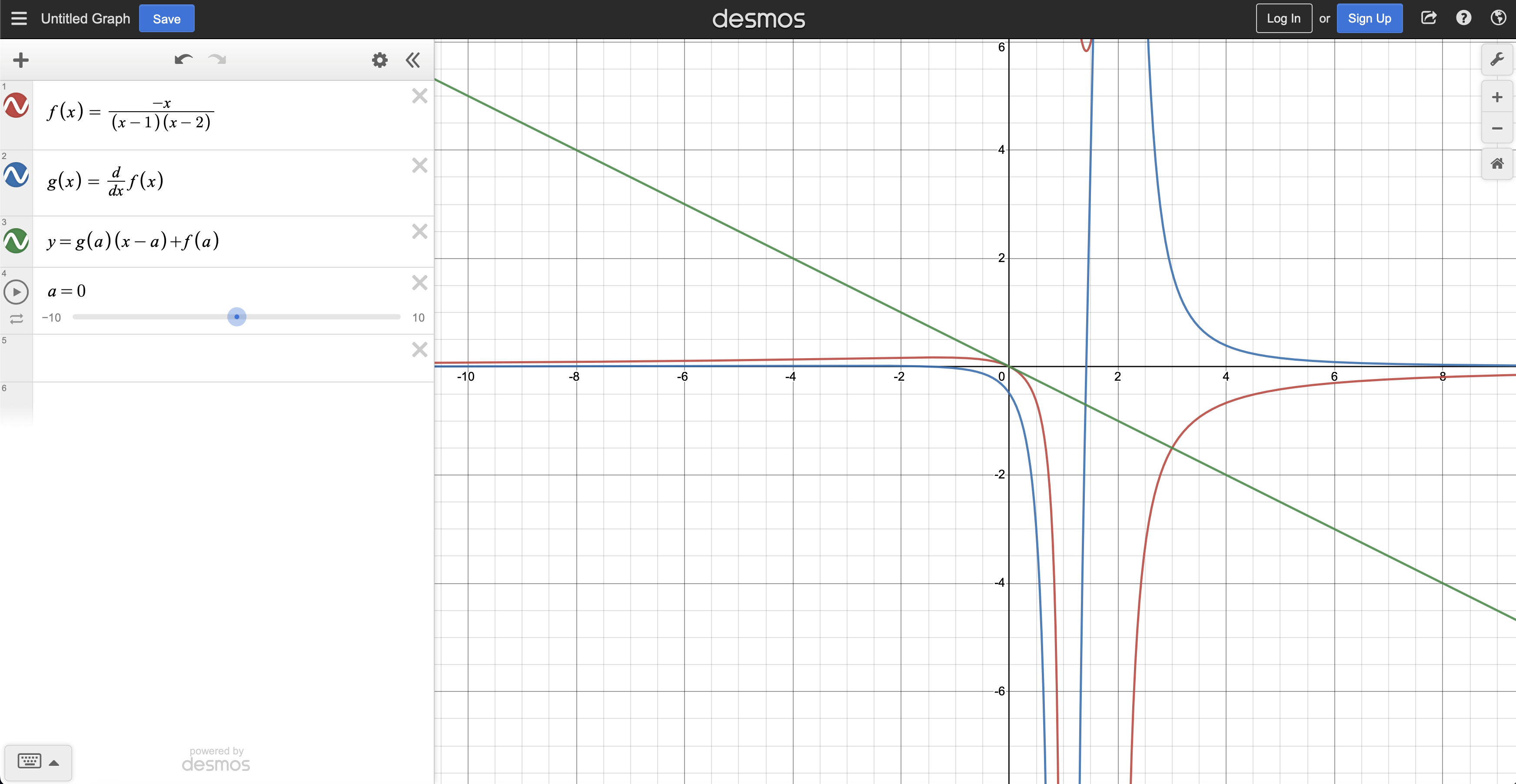 Solved Review the help on derivatives (Desmos)Links to an | Chegg.com
