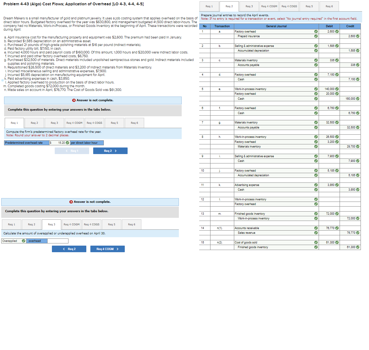 Solved I'm trying to solve for Req 3, ﻿I've tried so many | Chegg.com