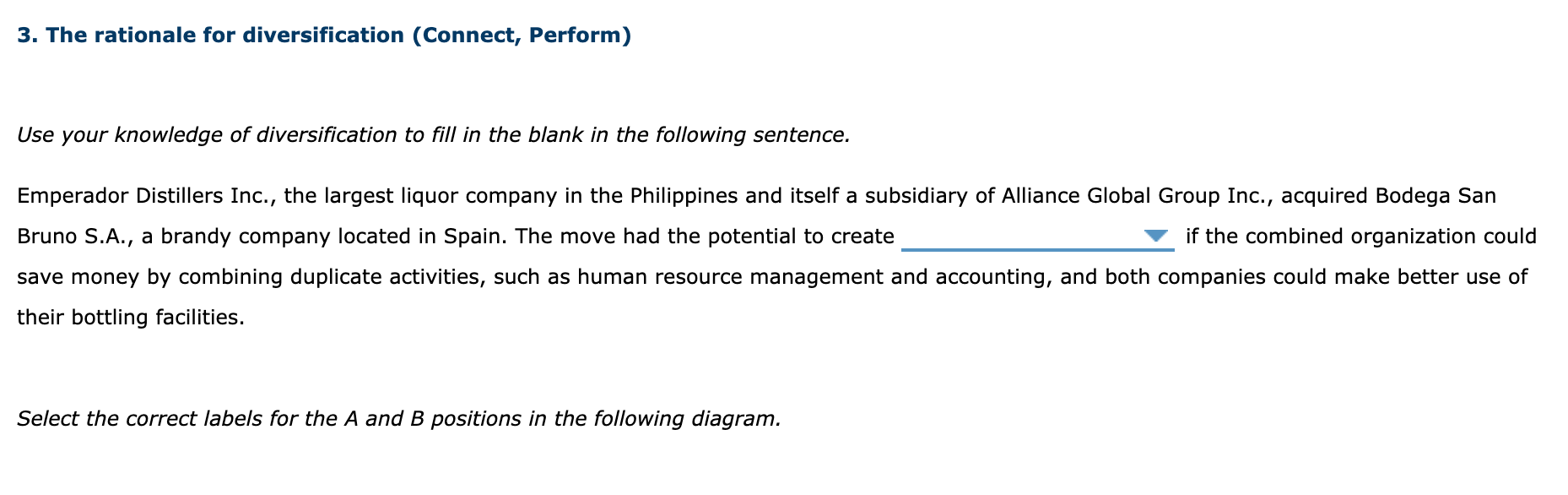 Solved 3. The rationale for diversification (Connect, | Chegg.com