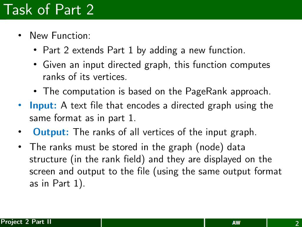 Task of Part 2 . New Function: Part 2 extends Part 1 | Chegg.com