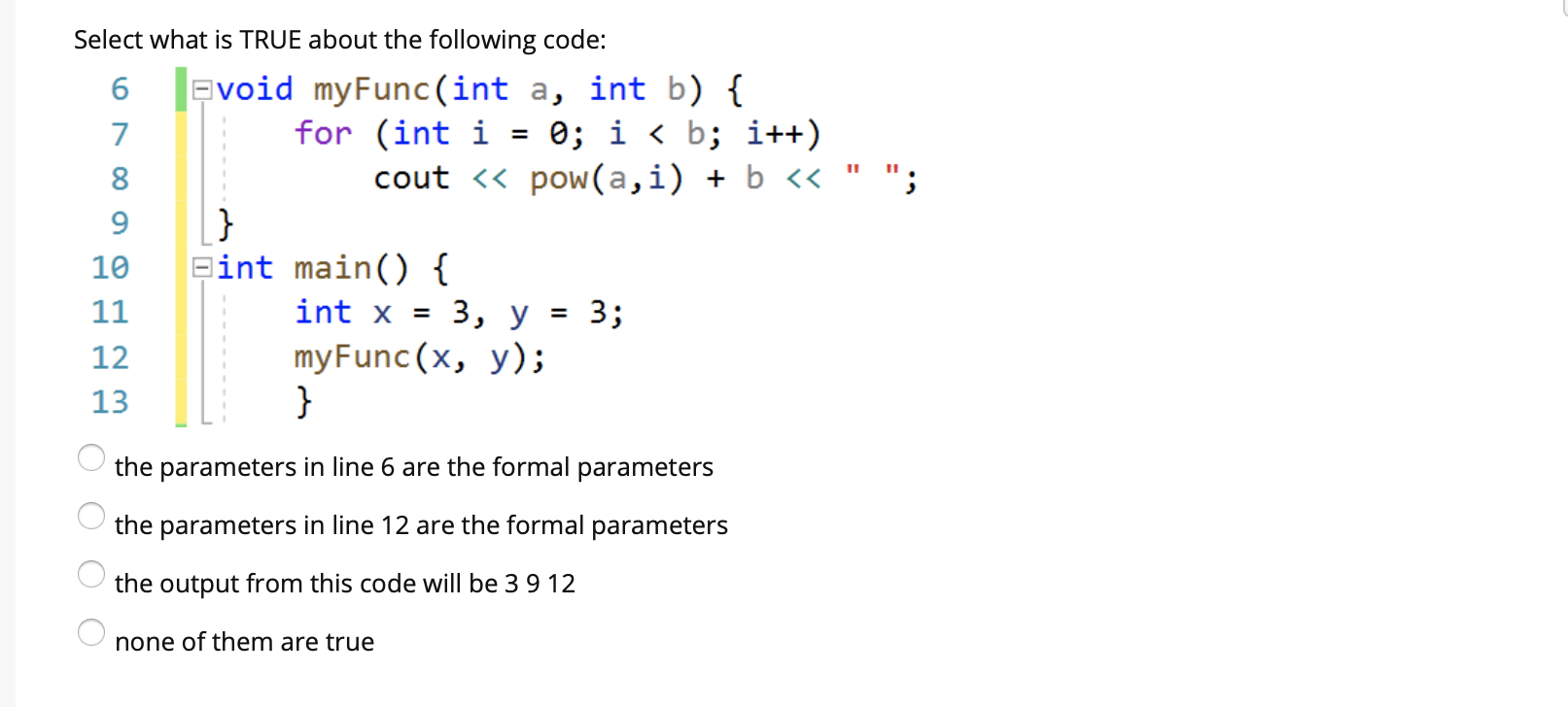 Solved You are given below code. vector numbers; for(int i = | Chegg.com