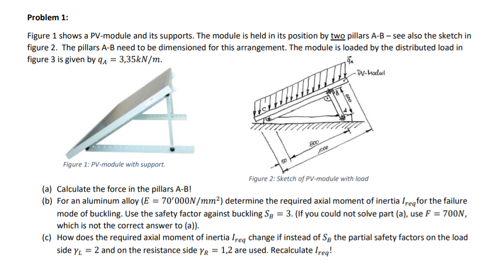 Solved Problem 1: Figure 1 shows a PV-module and its | Chegg.com