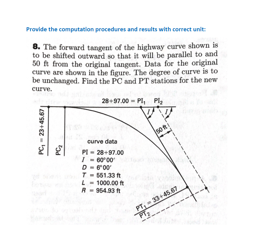 Provide the computation procedures and results with | Chegg.com