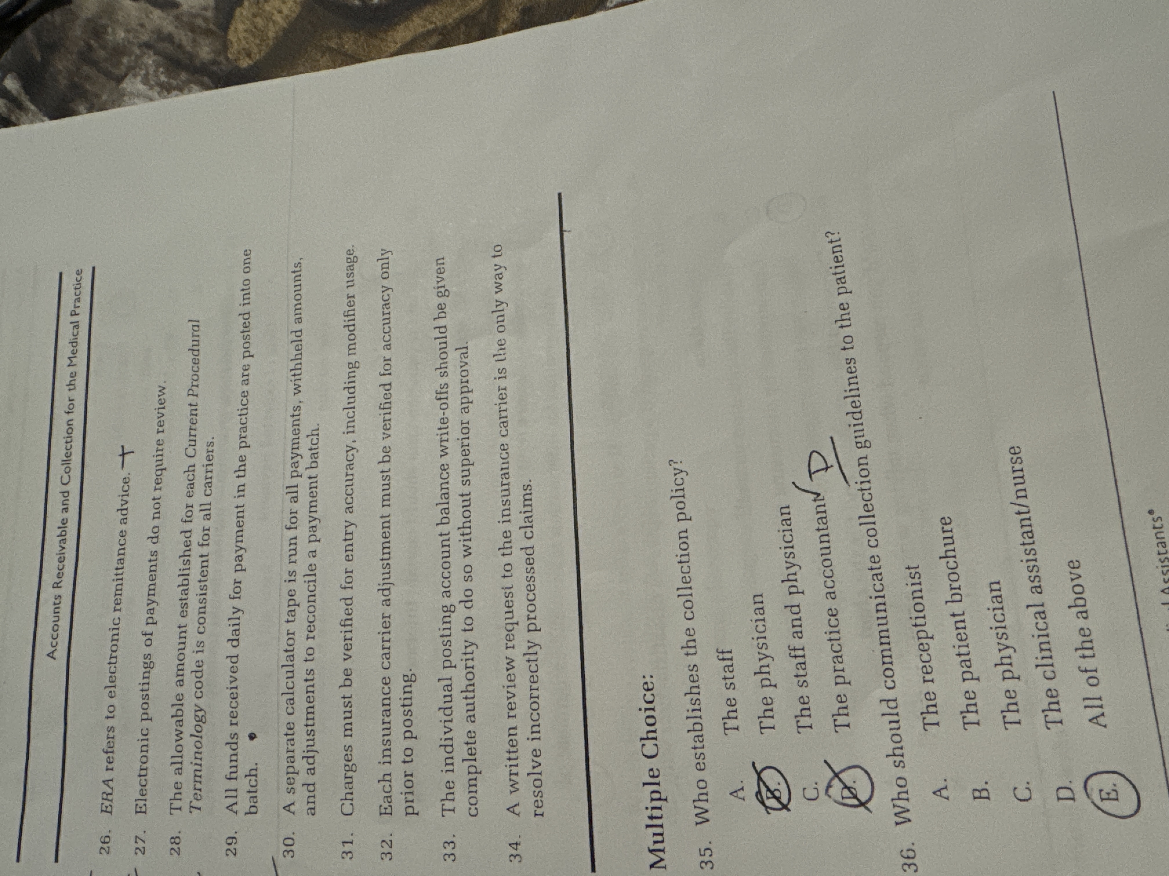 Solved True or False? & Multiple Choice question 35 ﻿& 36. | Chegg.com