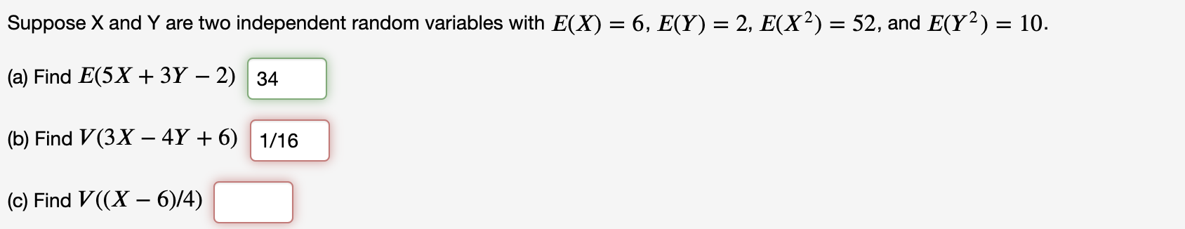 Solved Suppose X and Y are two independent random variables | Chegg.com