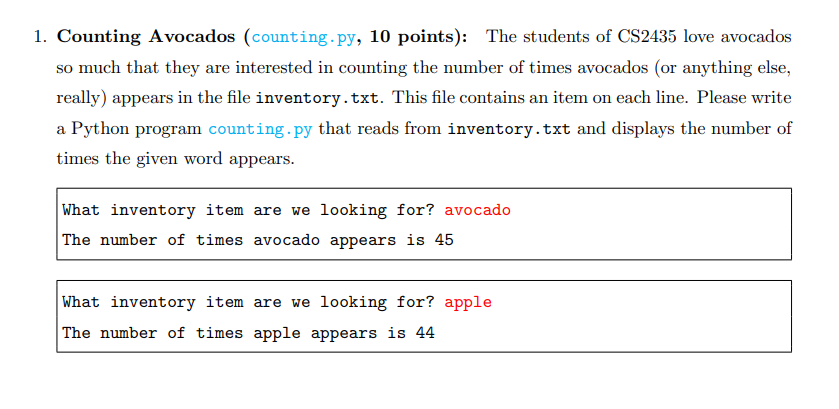 Solved Python, I need help understanding how reading / | Chegg.com