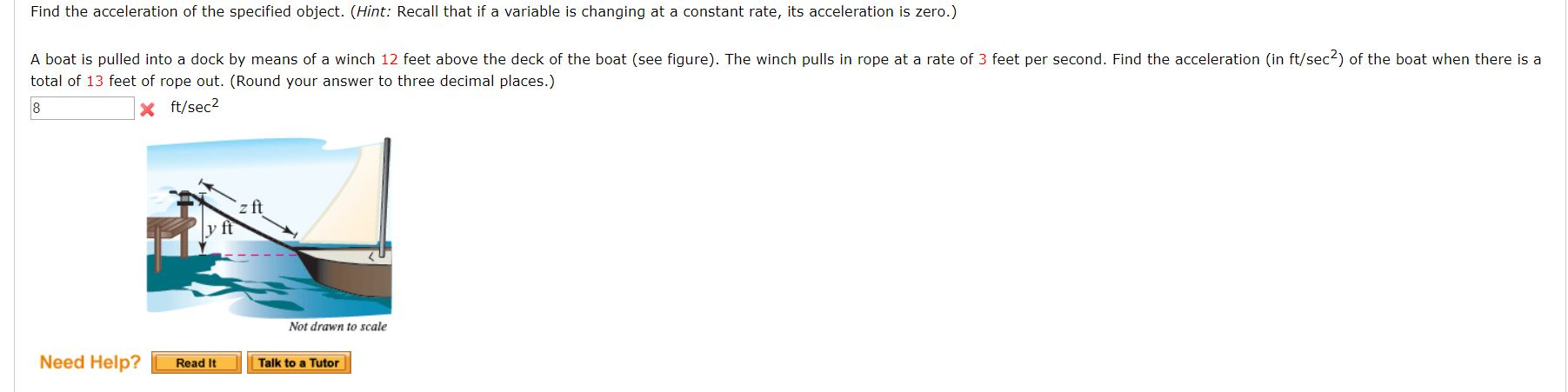 Solved Find The Acceleration Of The Specified Object Hint