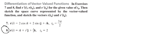 Solved Differentiation of Vector-Valued Functions In | Chegg.com