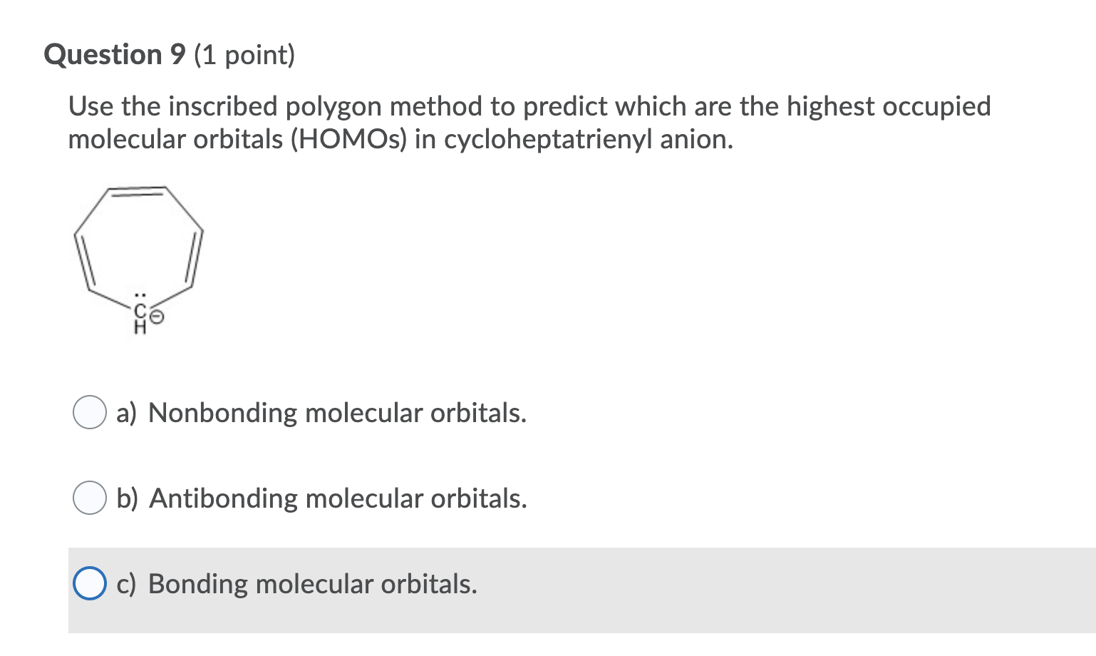 Solved Question 9 (1 point) Use the inscribed polygon method | Chegg.com