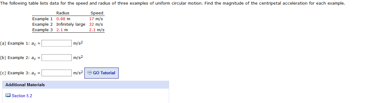 Solved The following table lists data for the speed and | Chegg.com