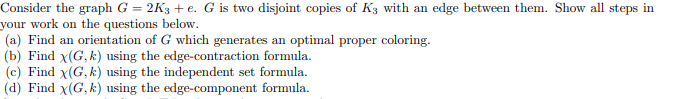 Solved Note that Kn is a complete graph of n vertices. So | Chegg.com