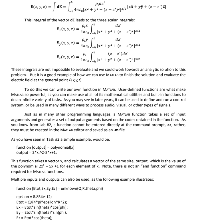 1. To start writing MATLAB programs which numerical | Chegg.com