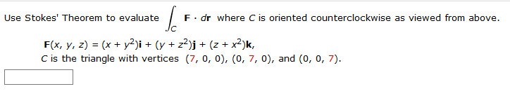 Solved Use Stokes' Theorem to evaluate Sla curl F. ds. F(x, | Chegg.com
