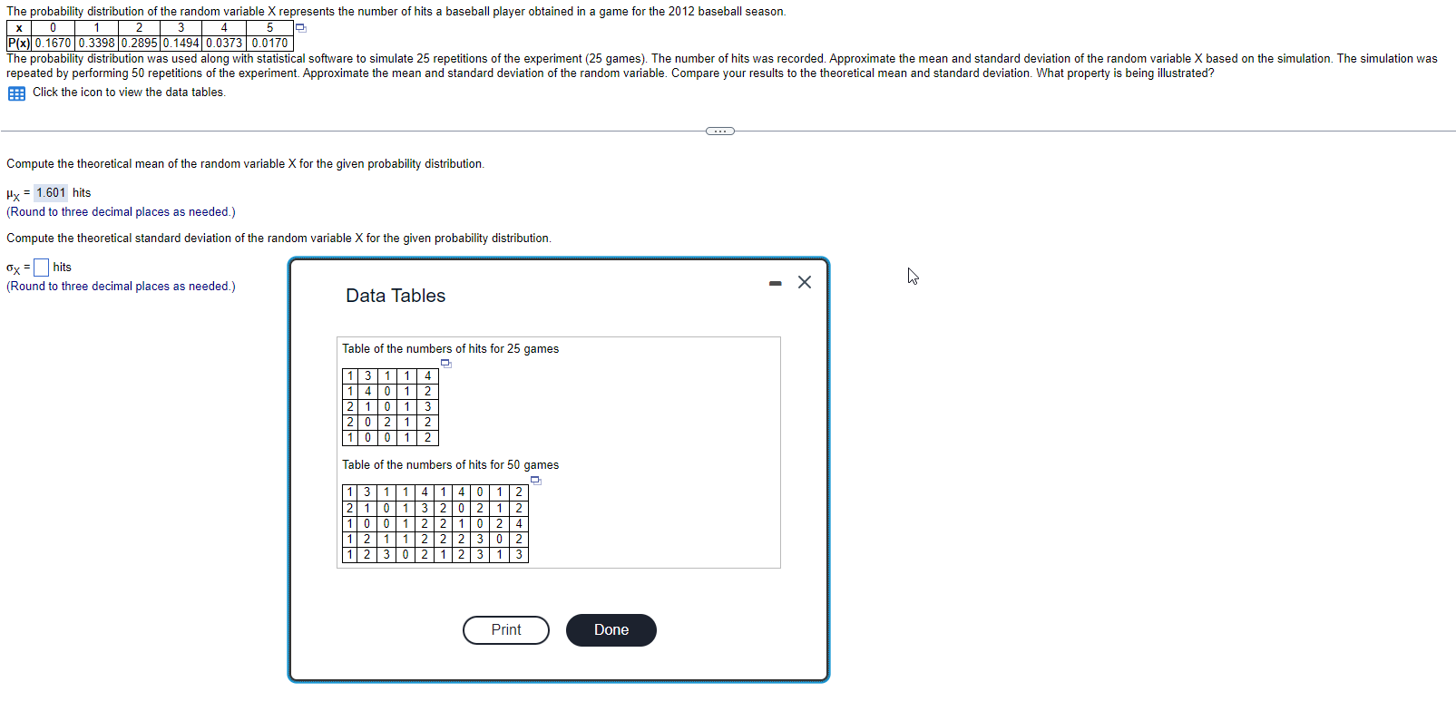 Solved A) Compute the theoretical mean of the random | Chegg.com