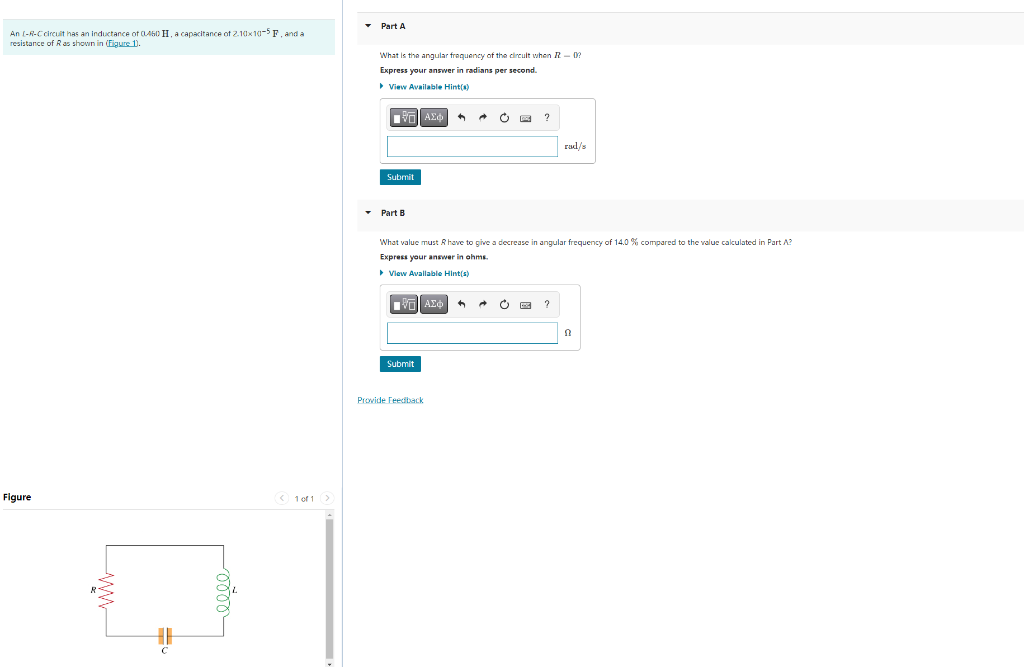 Solved Express your answer in radians per second. - Part B | Chegg.com