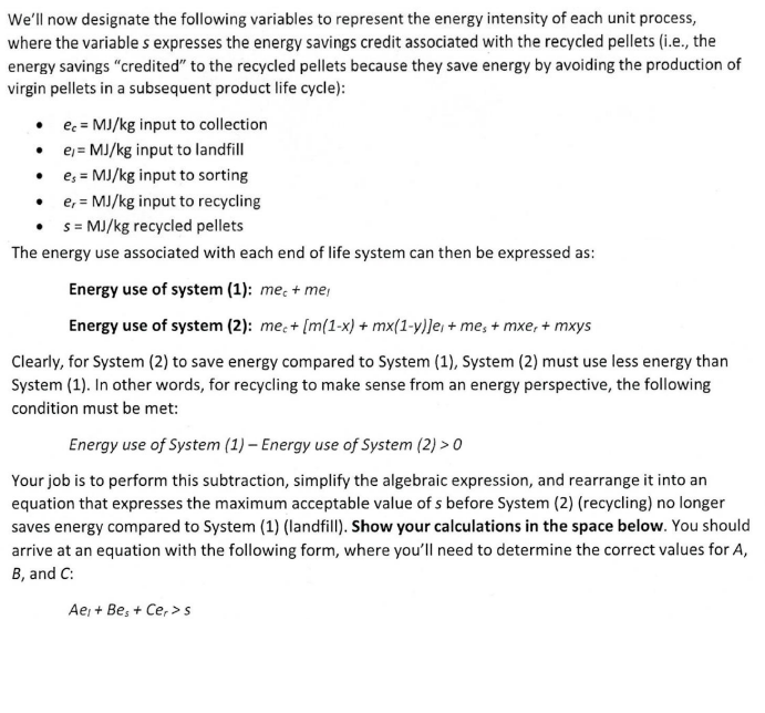 Solved We considered two different systems when discussing | Chegg.com