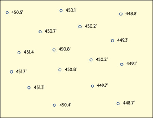 Solved The two maps below have water table elevations, above | Chegg.com