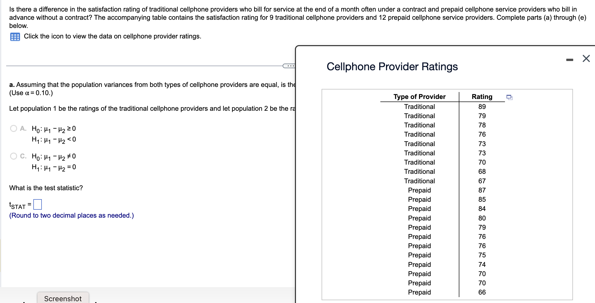 Solved What Is The Test Statisticwhat Are The Critical