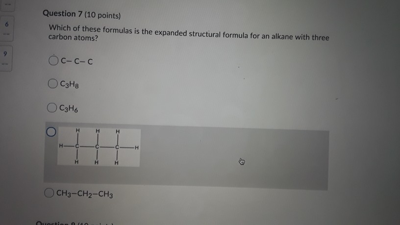 Solved Question 7 (10 points) Which of these formulas is the | Chegg.com