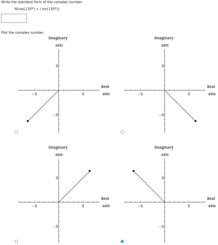 Solved Write the standard form of the complex number. | Chegg.com