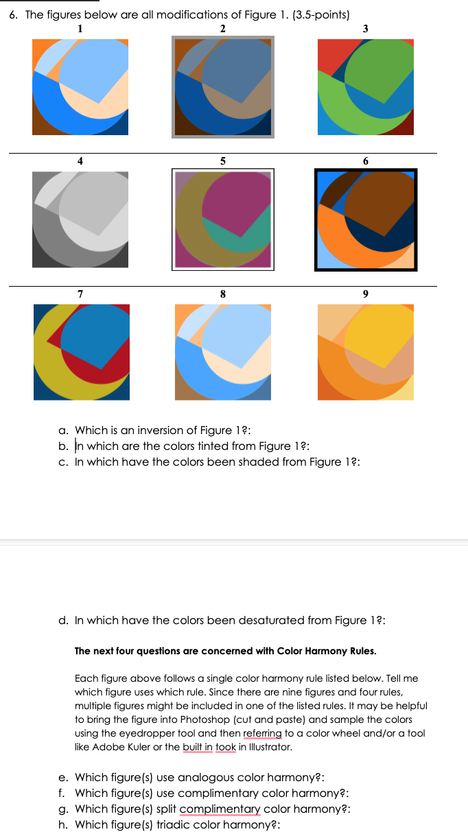 Solved 6. The figures below are all modifications of Figure | Chegg.com