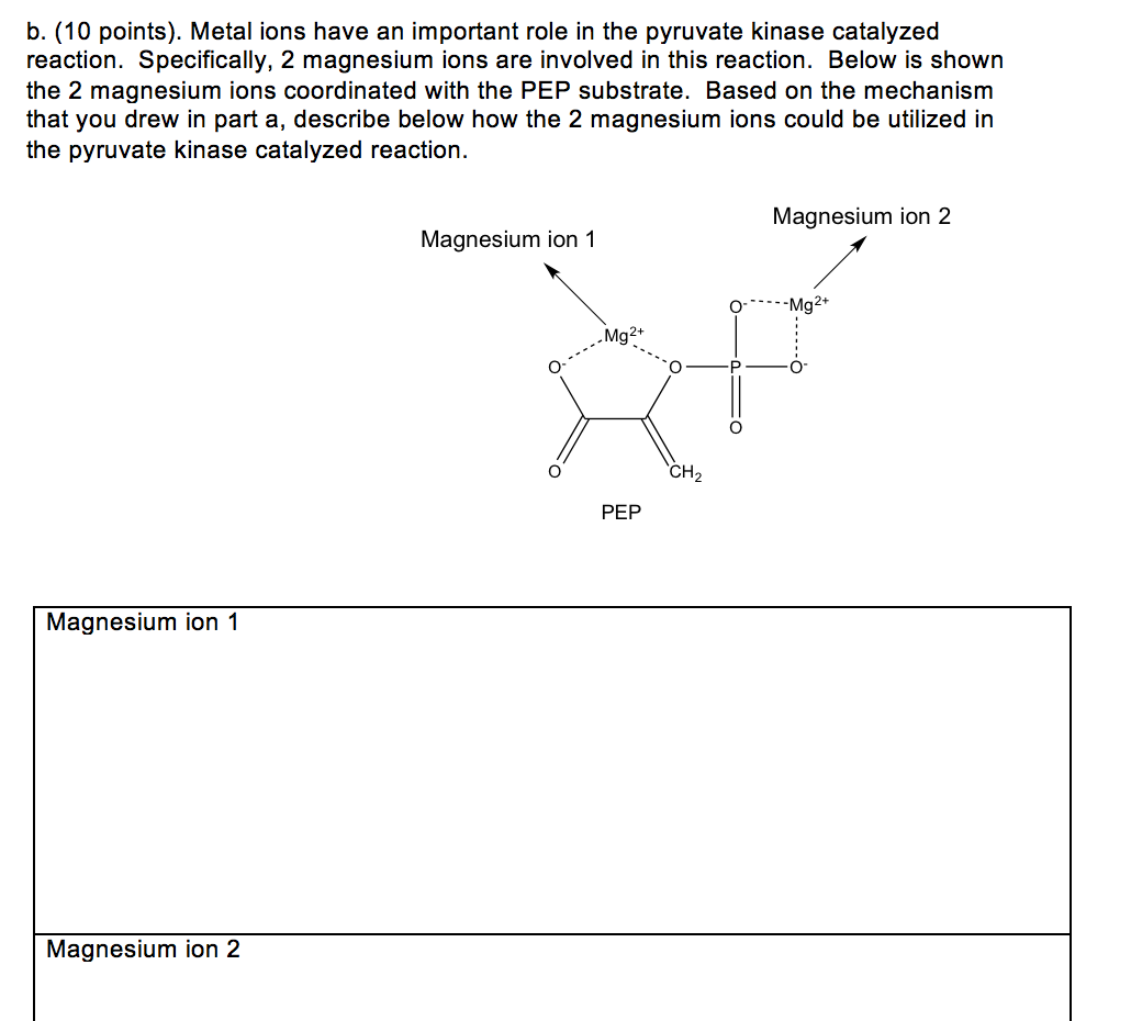 Solved 1. The reaction below is catalyzed by pyruvate | Chegg.com
