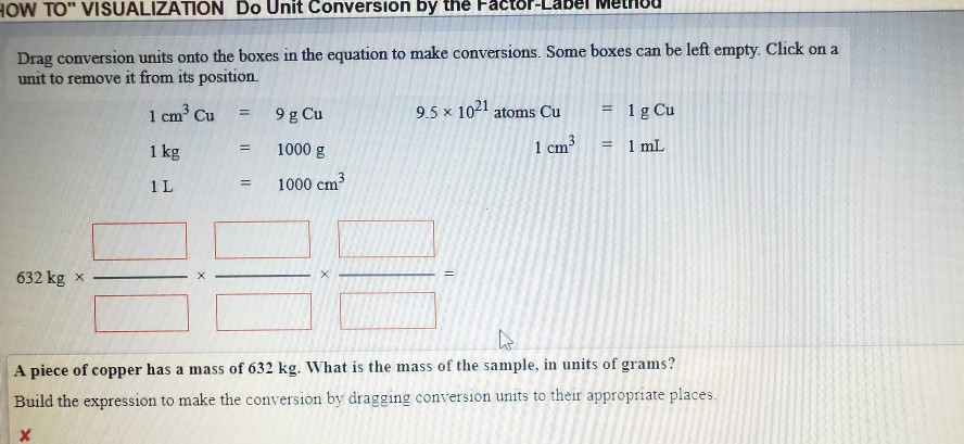 Solved HOW TO" VISUALIZATION Do Unit Conversion by the Facto | Chegg.com