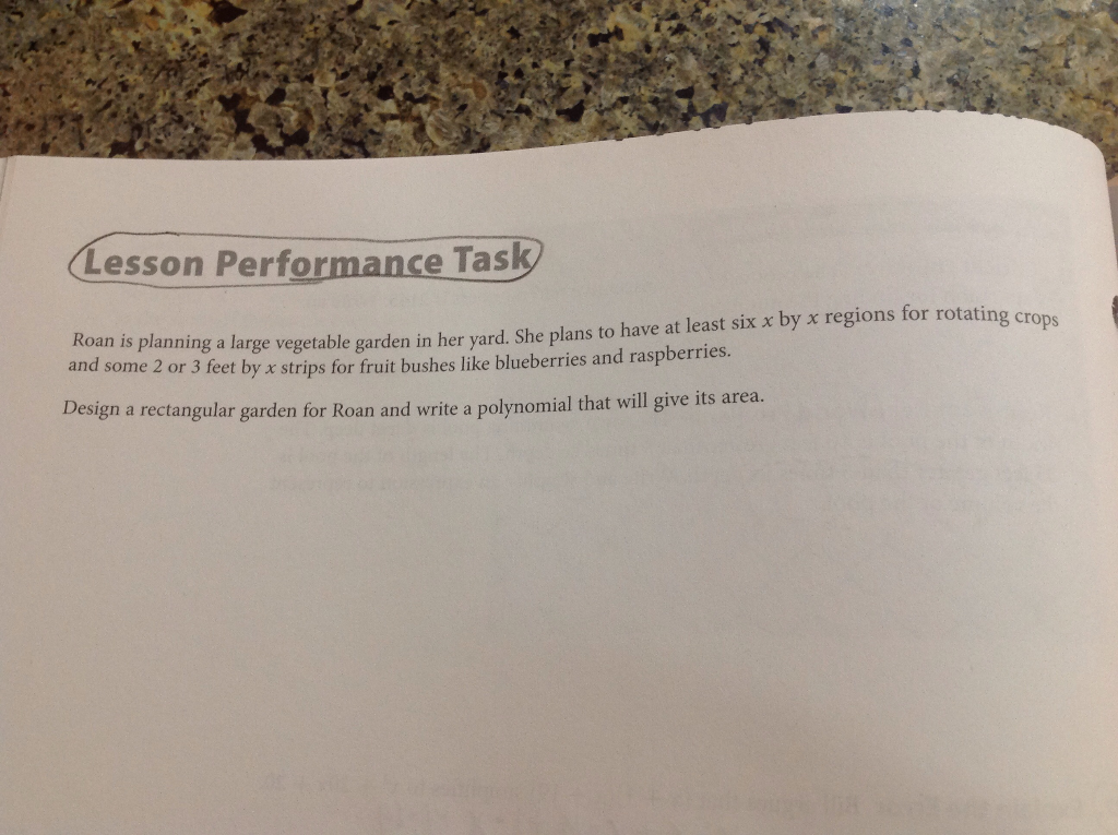 Solved Could someone help me with this Lesson performance | Chegg.com
