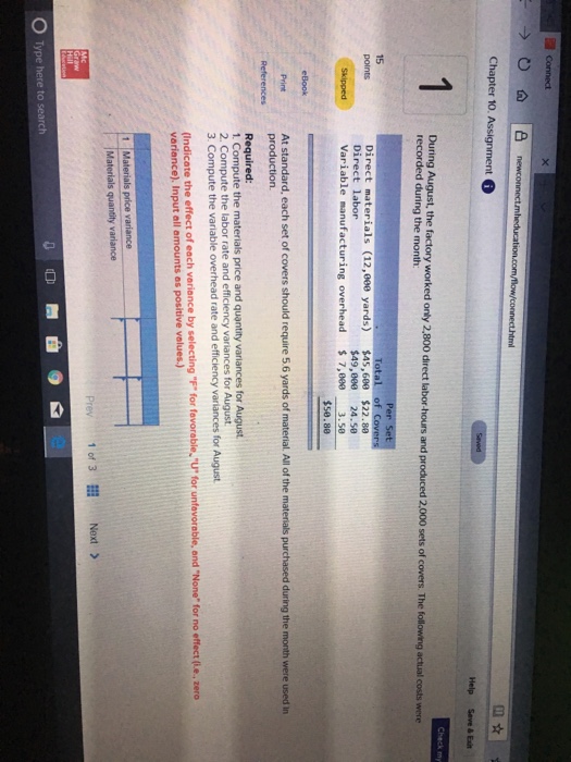 Solved Chapter 10. Assignment 6 Problem 10-9 Comprehensive | Chegg.com