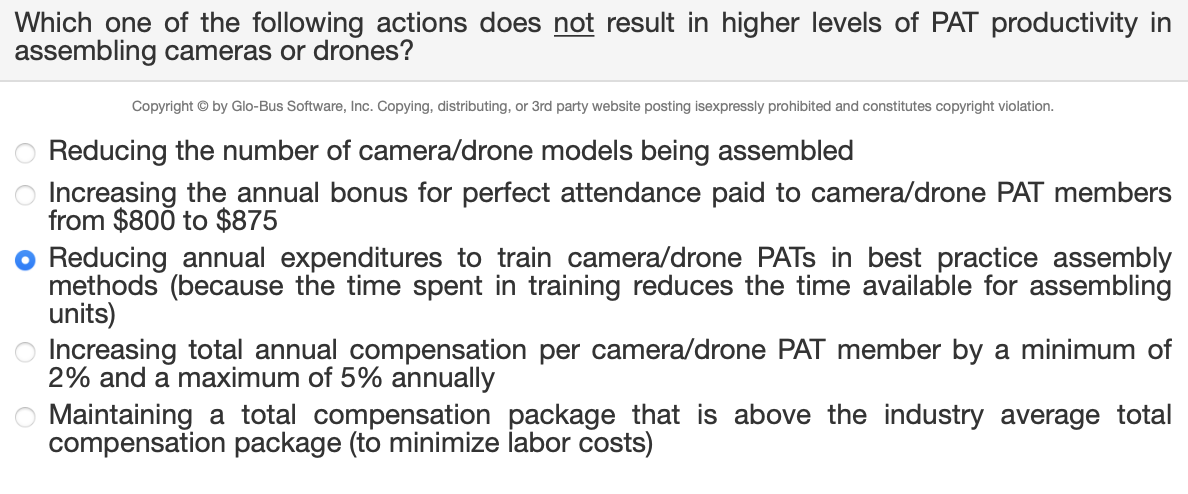 Solved Which one of the following actions does not result in | Chegg.com