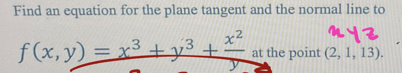Solved Find an equation of the tangent plane and the normal | Chegg.com