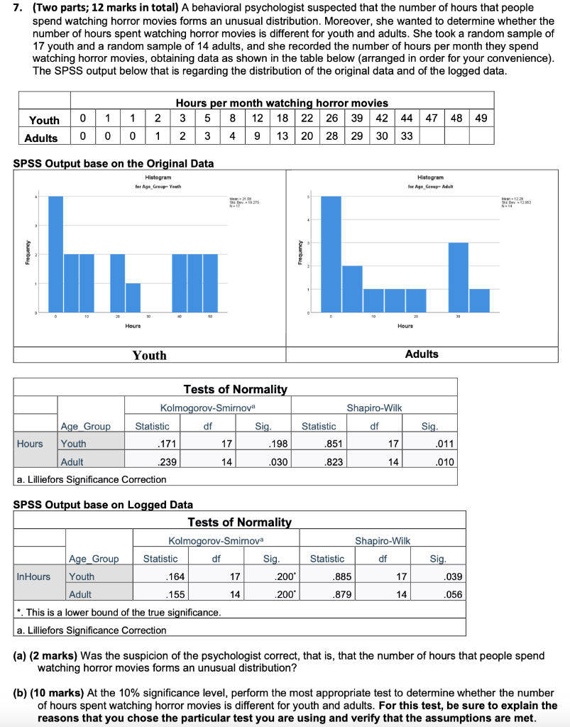 Solved 7. (Two parts; 12 marks in total) A behavioral | Chegg.com