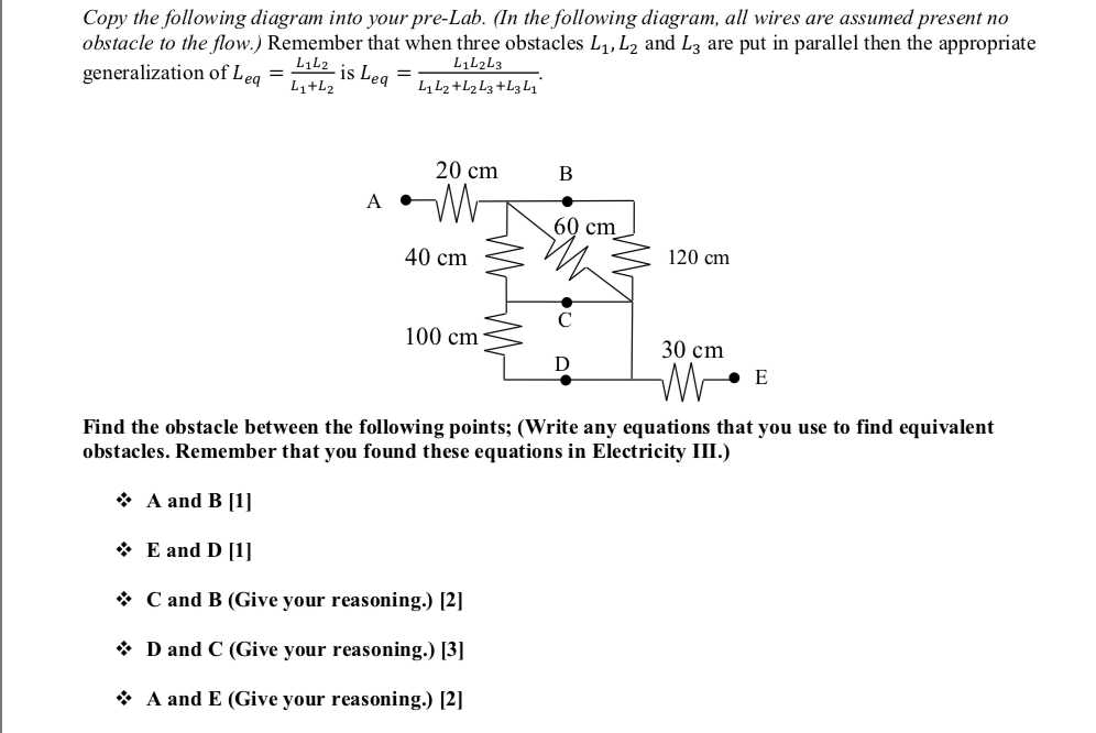 Solved Copy the following diagram into your pre-Lab. (In the | Chegg.com