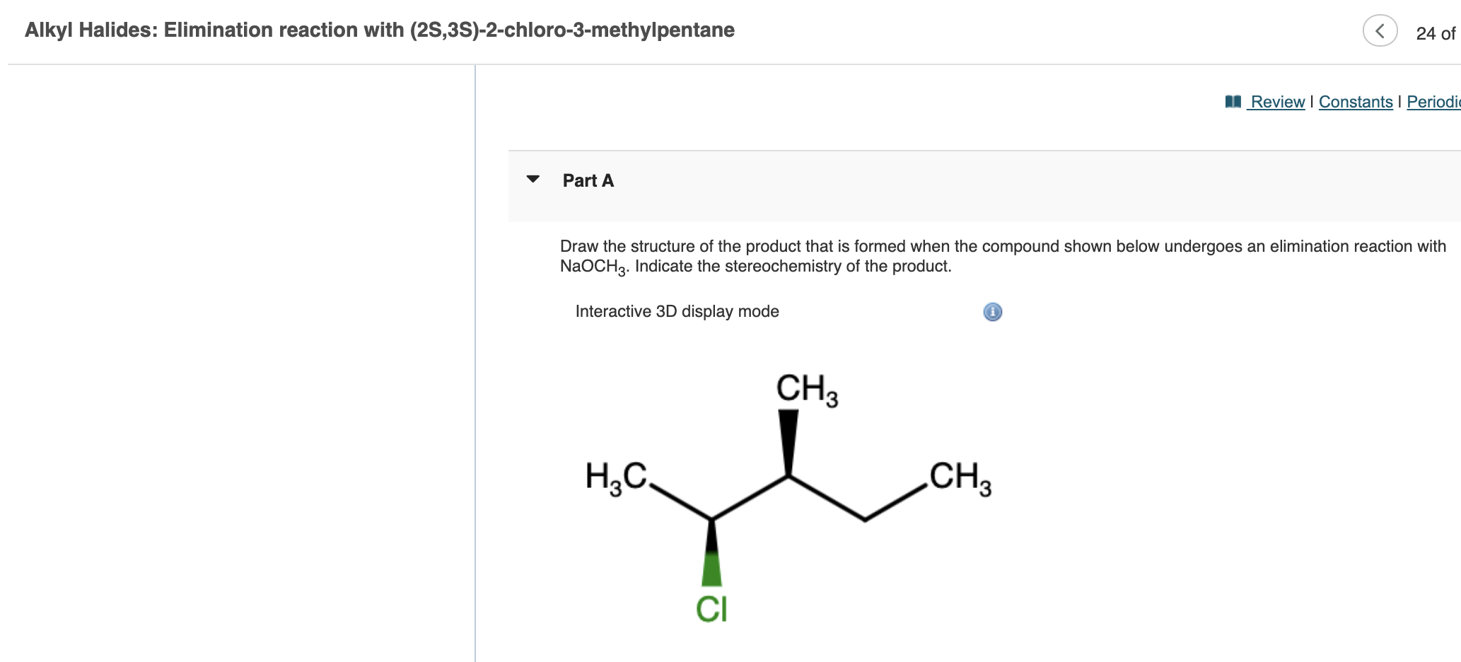 Solved Alkyl Halides: Elimination reaction with | Chegg.com