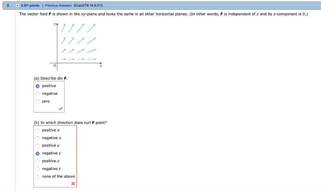 2. 0.5/1 points | Previous Answers SCalcET8 16.5.010. | Chegg.com