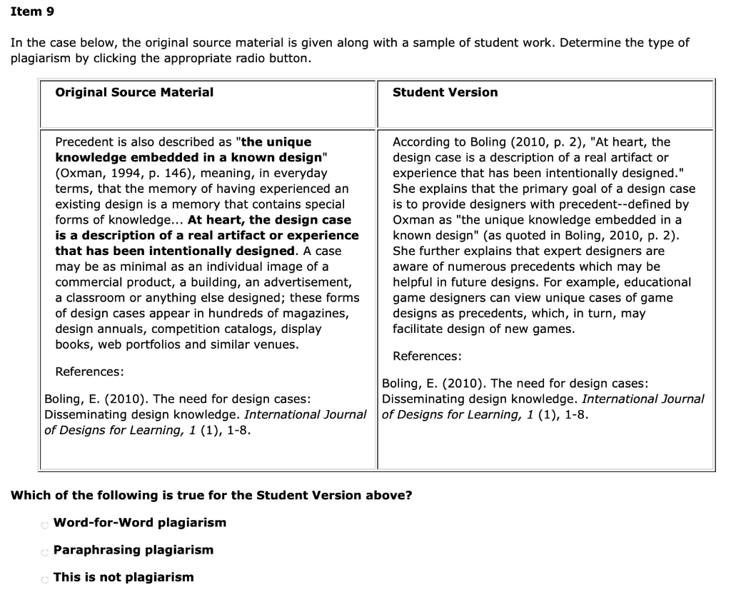 Solved Item 1 In the case below, the original source | Chegg.com