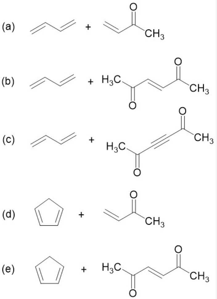 Solved (a) CH3 (b) + H3C CH3 (C) + CH3 HC (d) CH3 (e) + Н.С. | Chegg.com